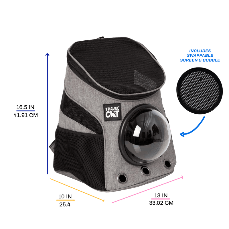 "The Fat Cat" Mini Cat Backpack - Purple