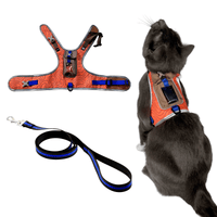 "The Pathfinder" Cat Harness with GPS Tracker Pocket - Powered by Trac