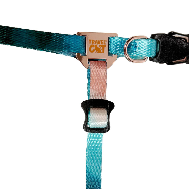 "The Day Tripper" Adjustable H-Style Cat Harness & Bungee Leash